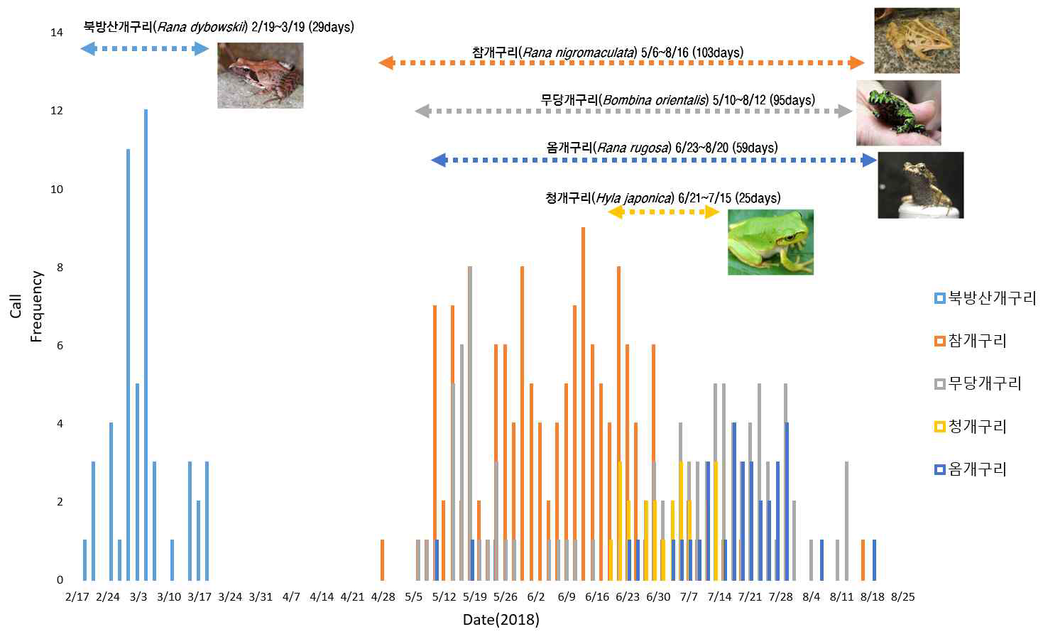 [보고서]생물음향 탐지기법을 적용한 야생동물 페놀로지 관측 정밀도 향상 연구